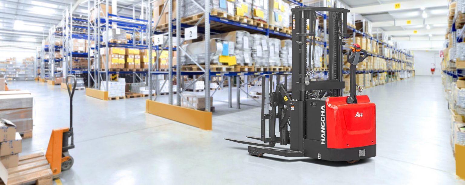 Walkie Reach Stacker / 3,000lbs - Hangcha - BM-Manutention