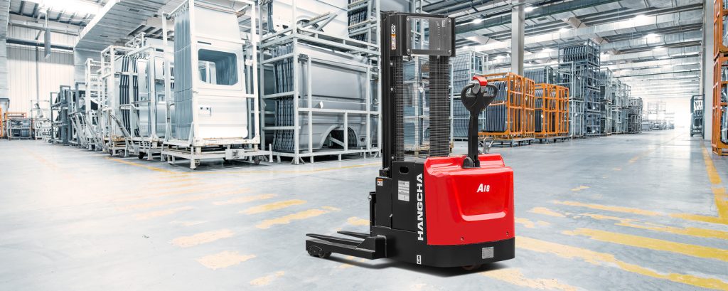 Gerbeur cavalier à cariste à pied - Hangcha - BM-Manutention